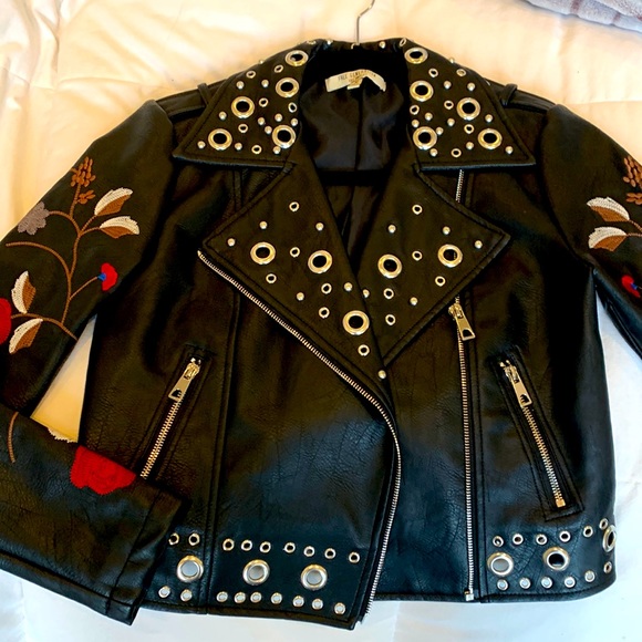 Free Generation | Jackets & Coats | Free Generation Black Vegan Leather ...